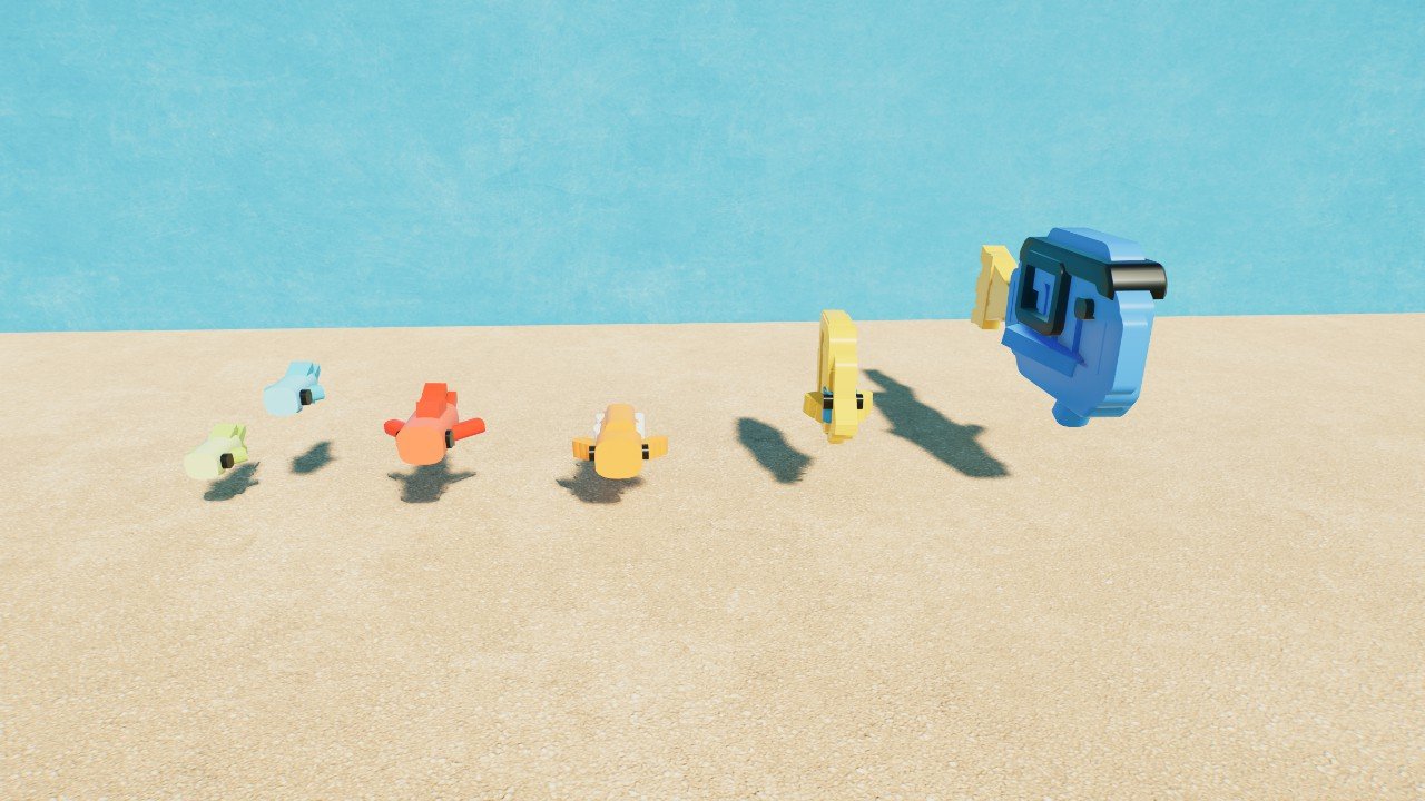 Various Reef Fish Pack - Workshop - Jurassic World Evolution 3