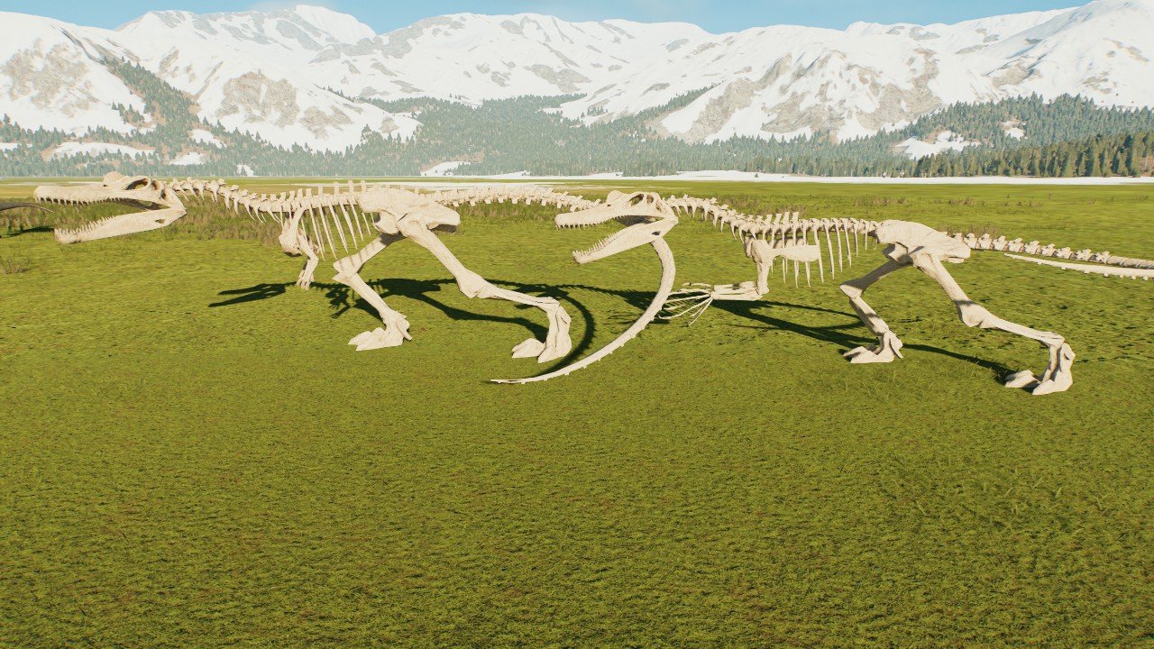 Suchomimus skeleton - Workshop - Jurassic World Evolution 3