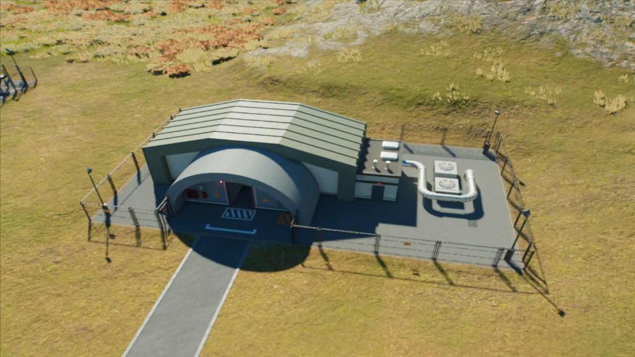 DFW/Gov't Hardened Bunker - Workshop - Jurassic World Evolution 3