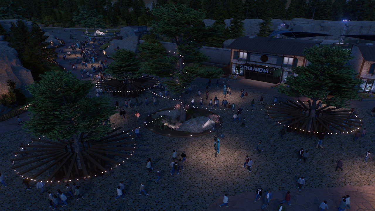 Fairy light tree centerpiece - Workshop - Jurassic World Evolution 3