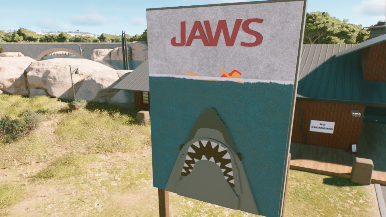 JAWS POSTER - Workshop - Jurassic World Evolution 3