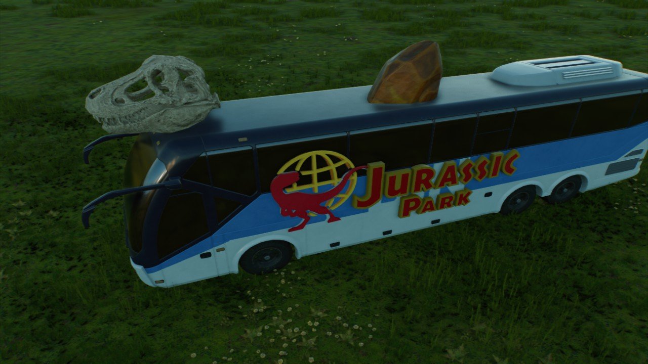 Jurassic park bus - Workshop - Jurassic World Evolution 3