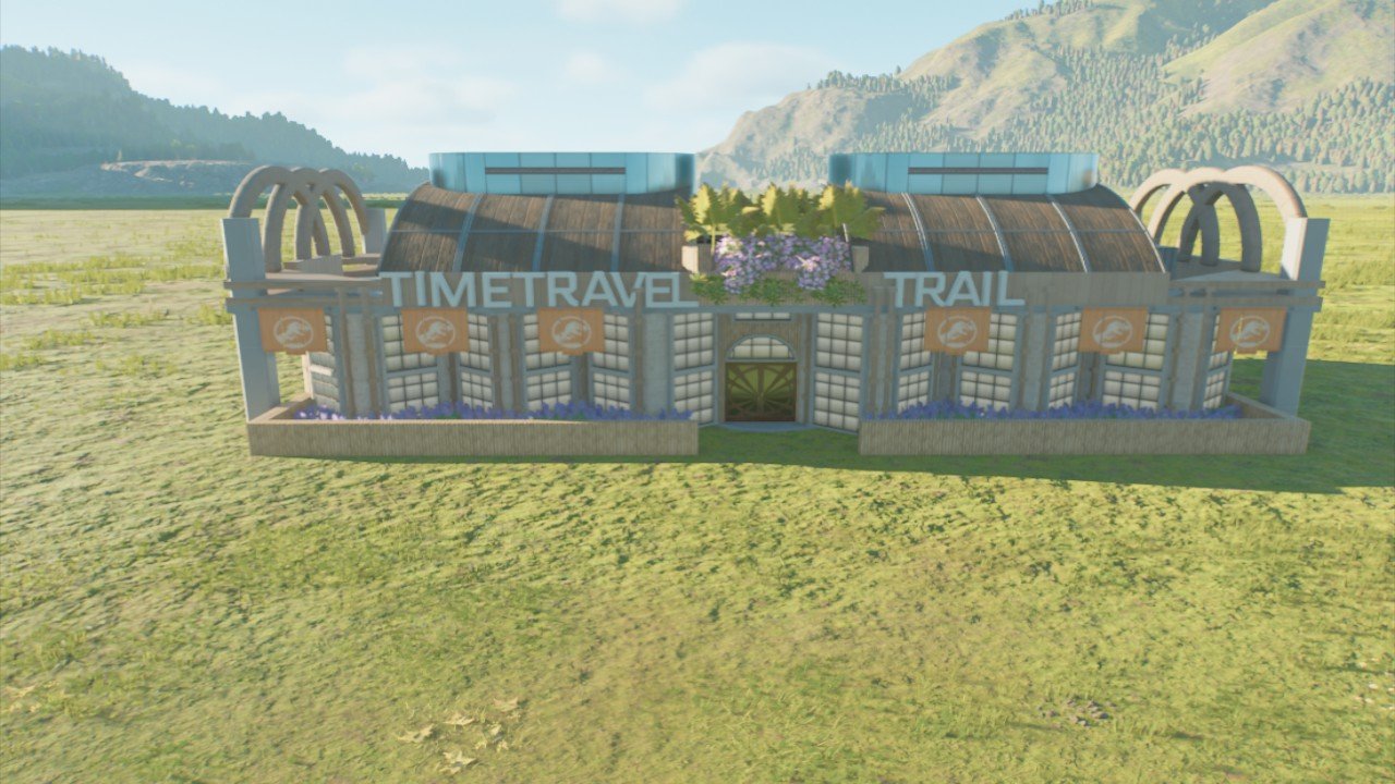 Time Travel Trail Entry Building - Workshop - Jurassic World Evolution 3
