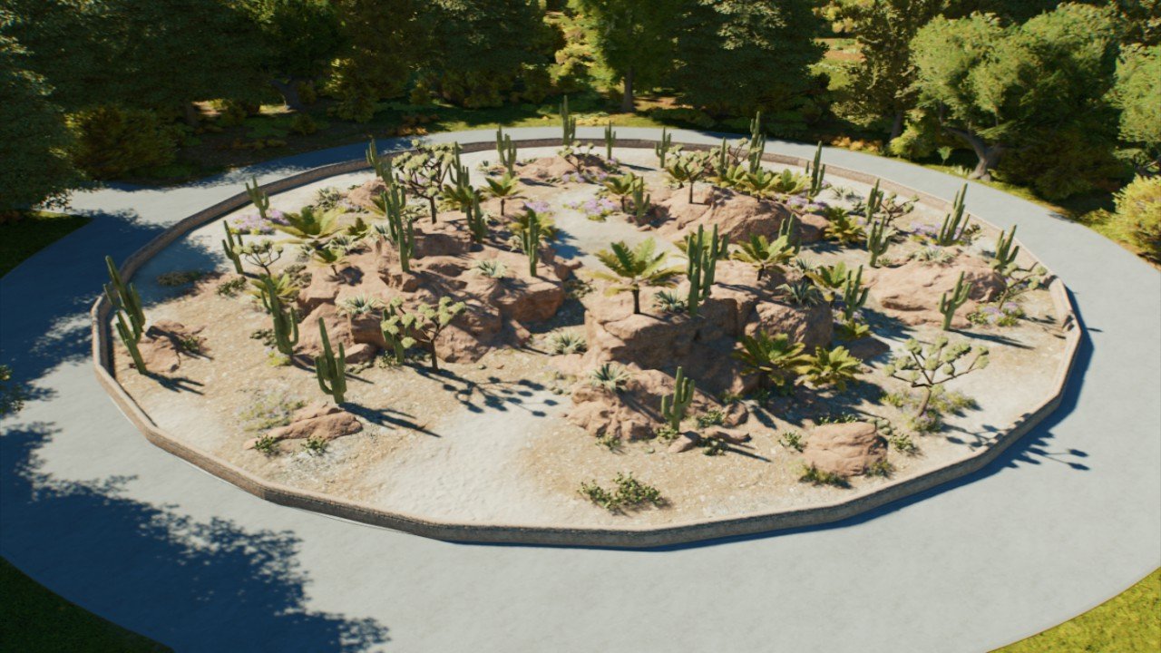 Small Circular Desert Enclosure - Workshop - Jurassic World Evolution 3