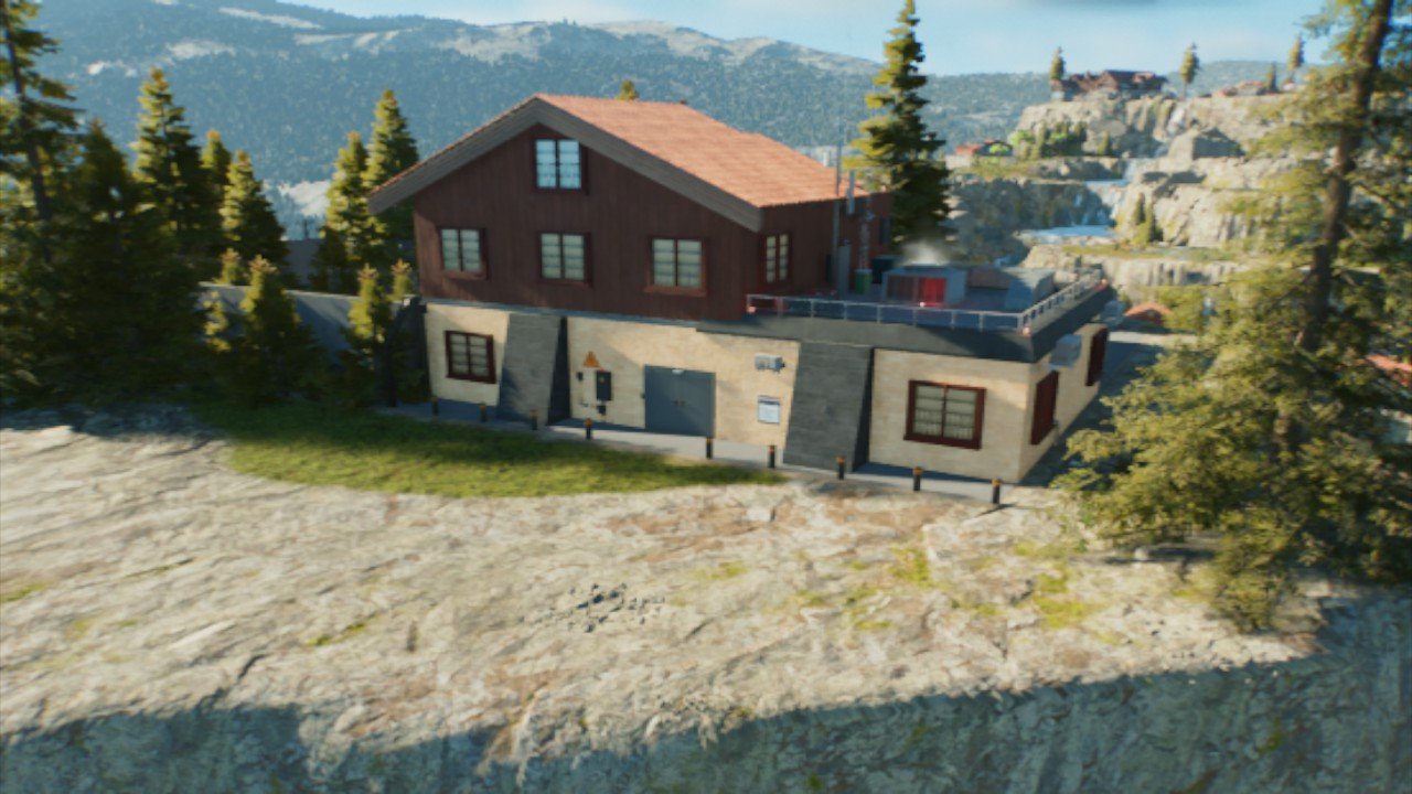 Compact Alpine Rustical Med Station - Workshop - Jurassic World Evolution 3