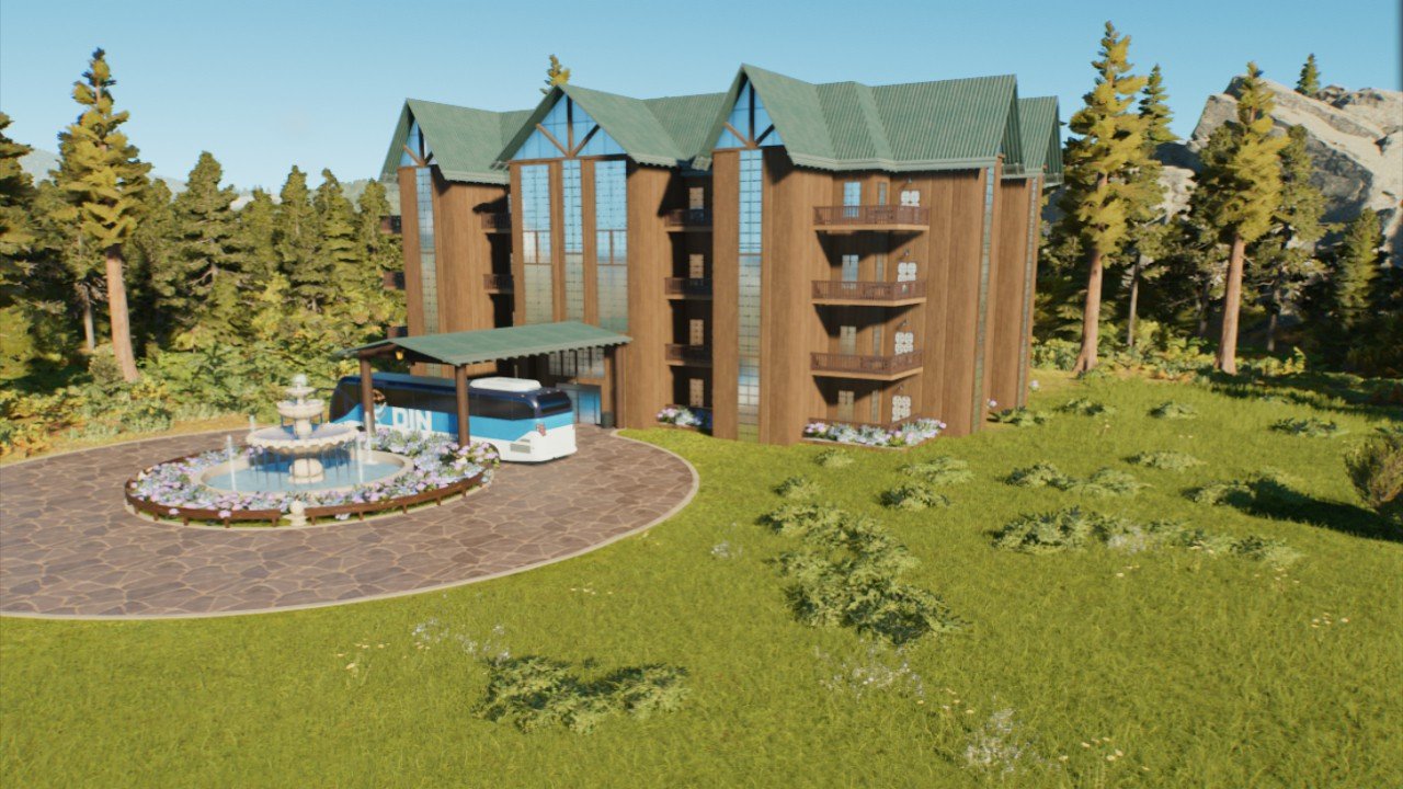 Alpine Large Hotel - Workshop - Jurassic World Evolution 3