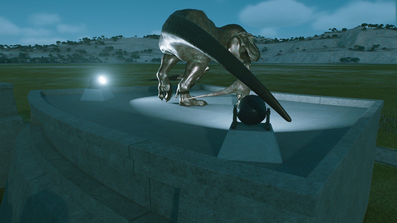 T-rex family statue - Workshop - Jurassic World Evolution 3