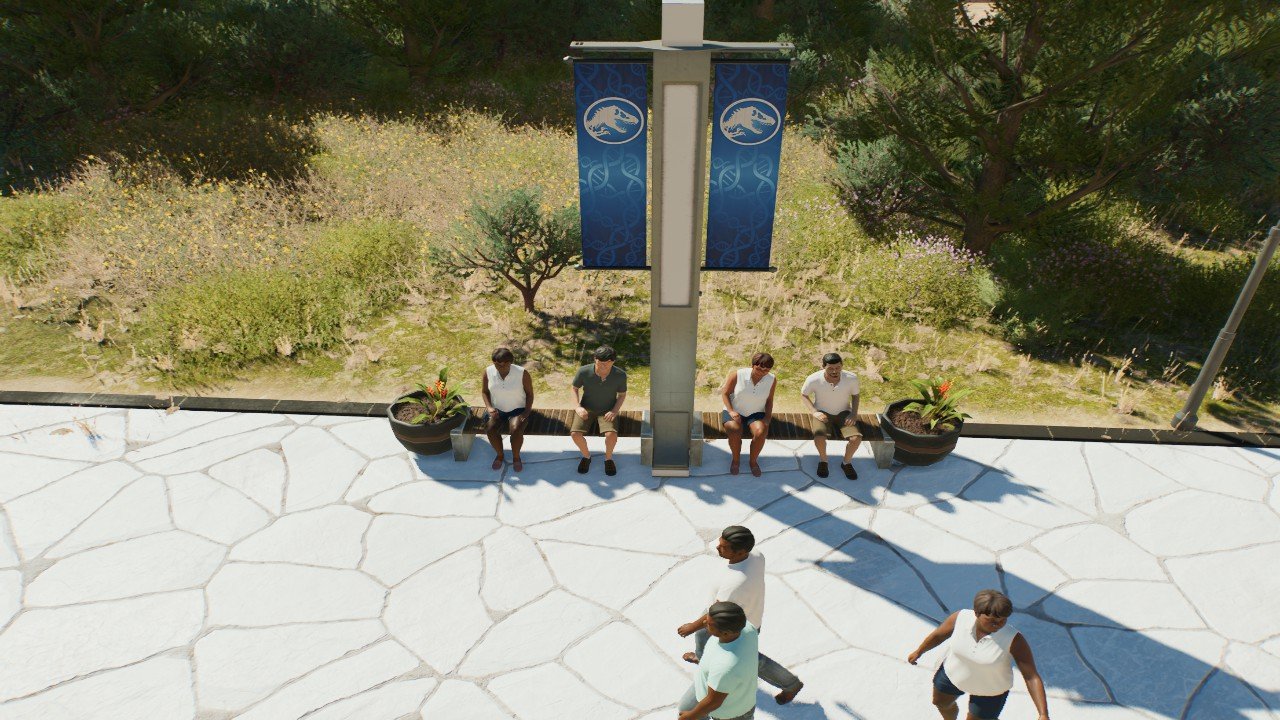 Simple Seating Scenery - 创意工坊 - 《侏罗纪世界：进化 3》