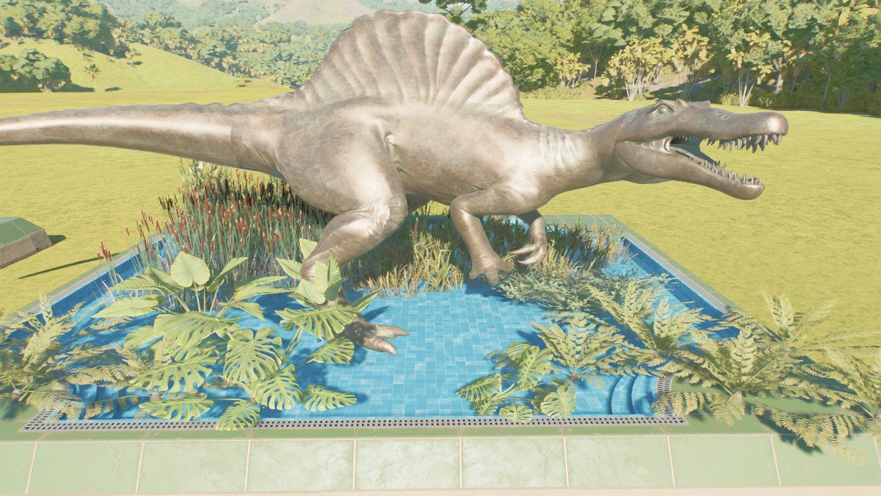 Spinosaurus marine statue - Workshop - Jurassic World Evolution 3