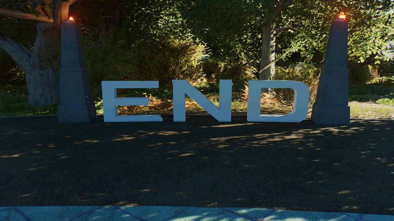 End Sign - Workshop - Jurassic World Evolution 3