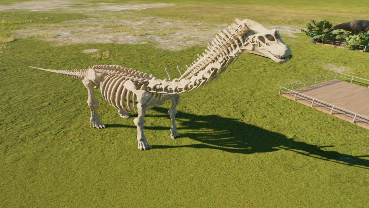 Amargasaurus skeleton - Workshop - Jurassic World Evolution 3