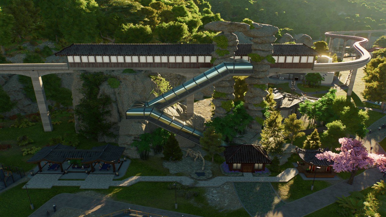 Chinese mountain train station - Workshop - Jurassic World Evolution 3