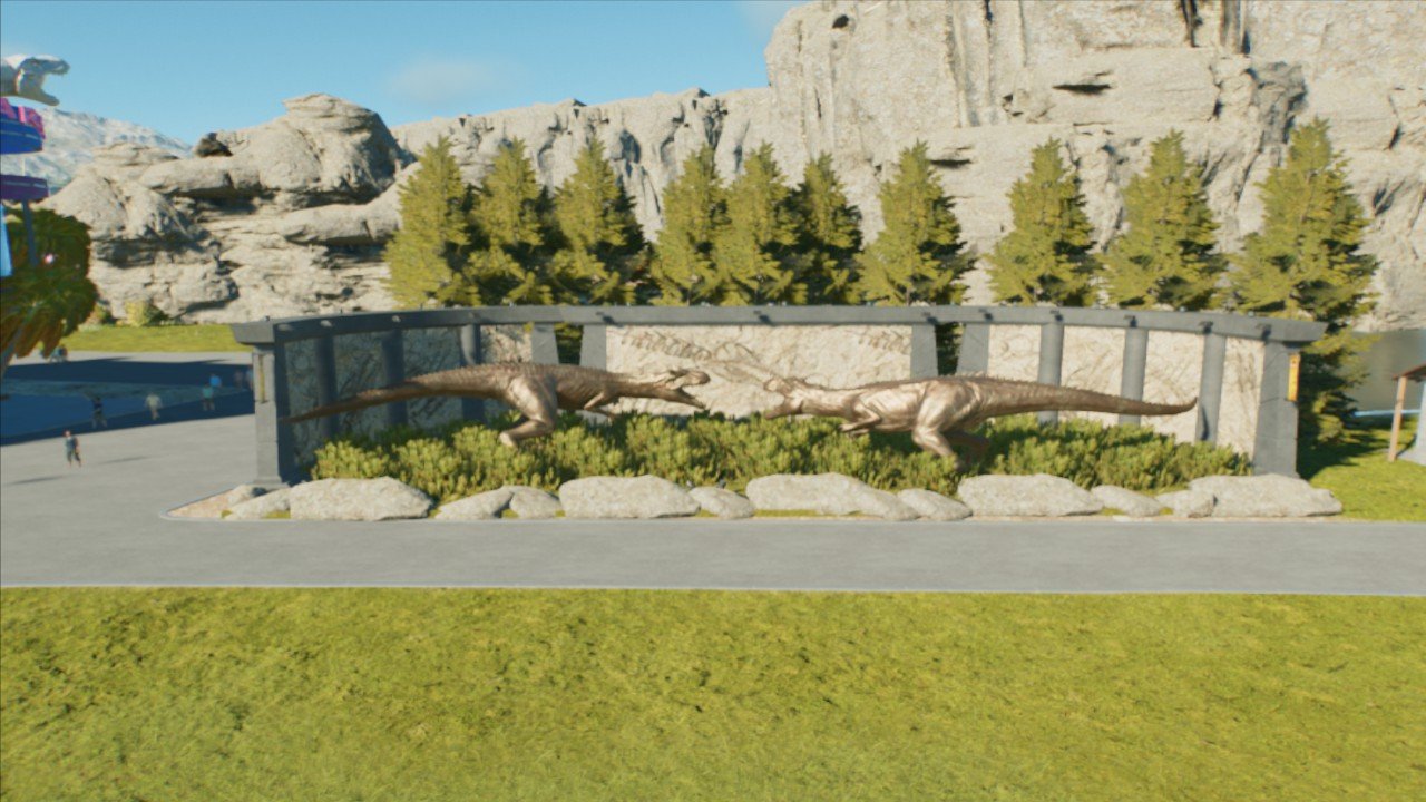 Allosaurus Statue Display - Workshop - Jurassic World Evolution 3