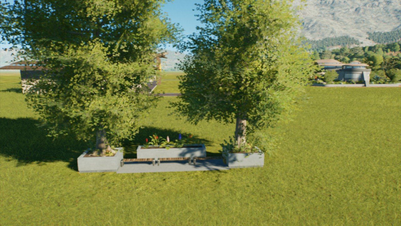 temperate sitting area with plants - Workshop - Jurassic World Evolution 3