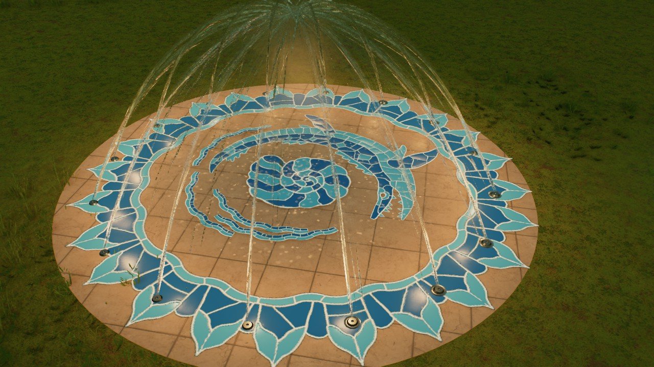 Vegas fountain art - Workshop - Jurassic World Evolution 3