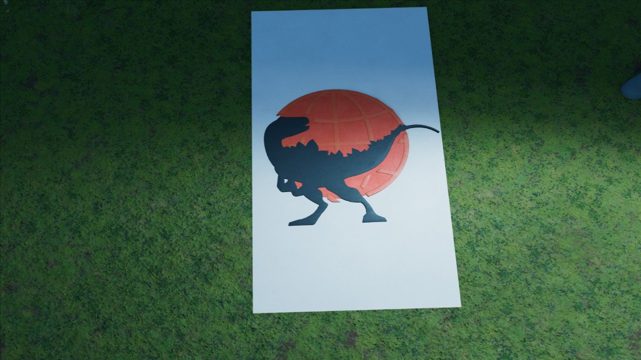 Godzilla Poster Silhouette - Workshop - Jurassic World Evolution 3
