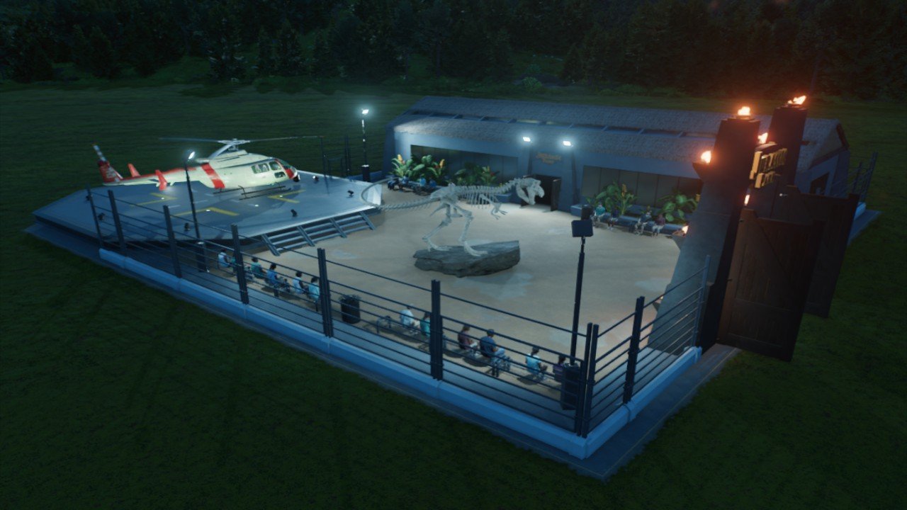 JP Helipad Building - Workshop - Jurassic World Evolution 3