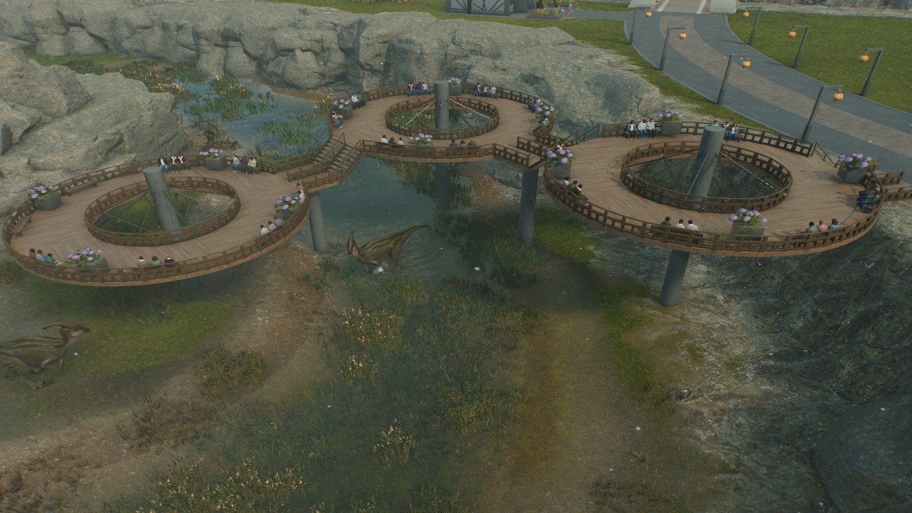 Wooden observation platform - Workshop - Jurassic World Evolution 3