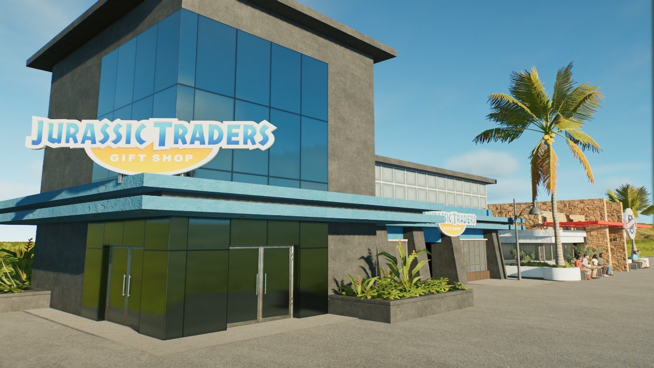 Jurassic traders shop amenity - Workshop - Jurassic World Evolution 3