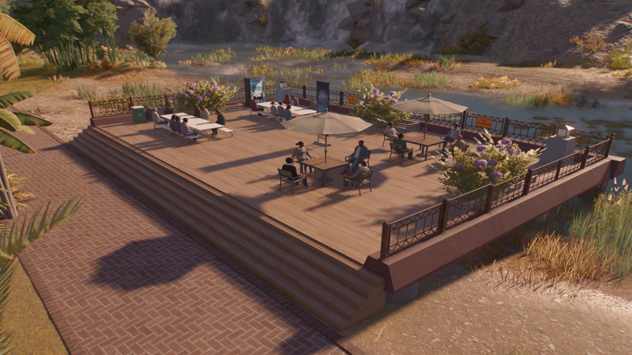 Water side patio - Workshop - Jurassic World Evolution 3