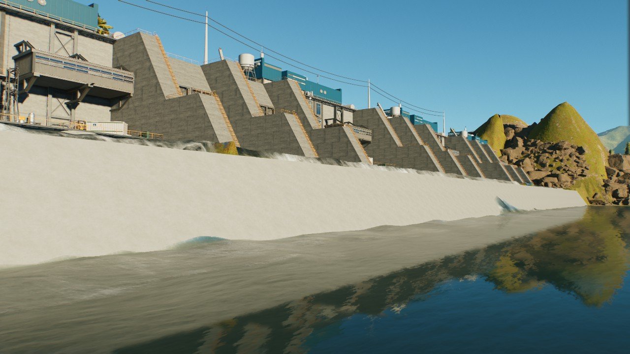 Mur beton de Barrage - Workshop - Jurassic World Evolution 3