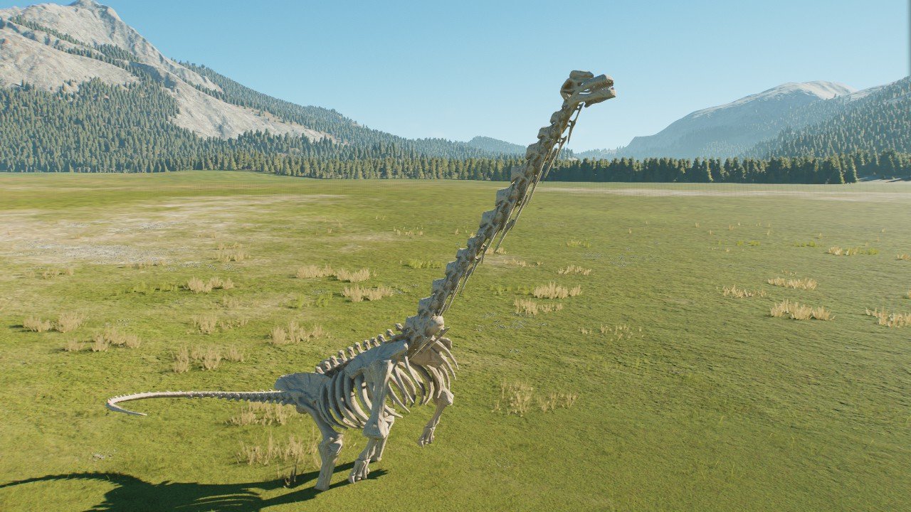 Brachiosaurus Skeleton - Workshop - Jurassic World Evolution 3