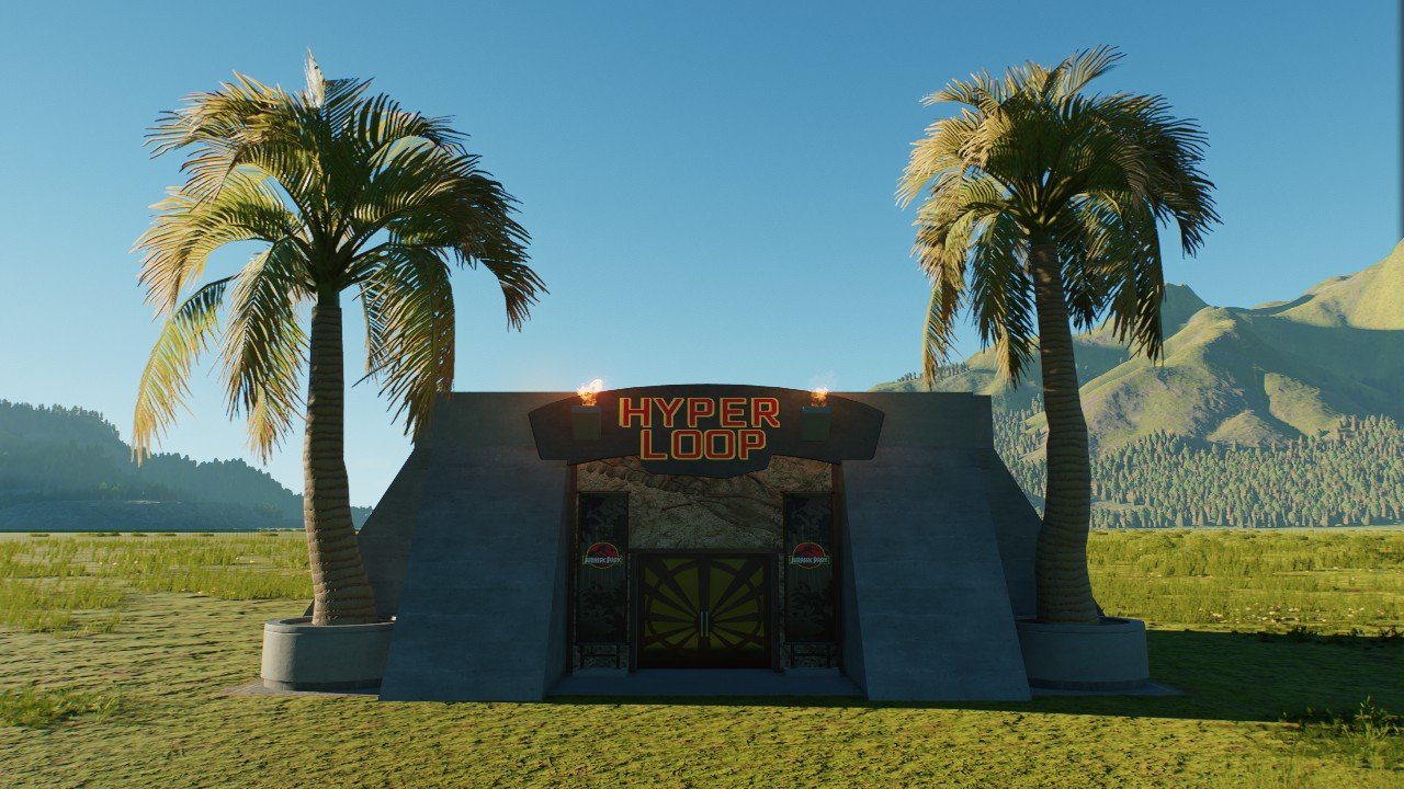 Jurassic Park inspired Hyper Loop - Workshop - Jurassic World Evolution 3