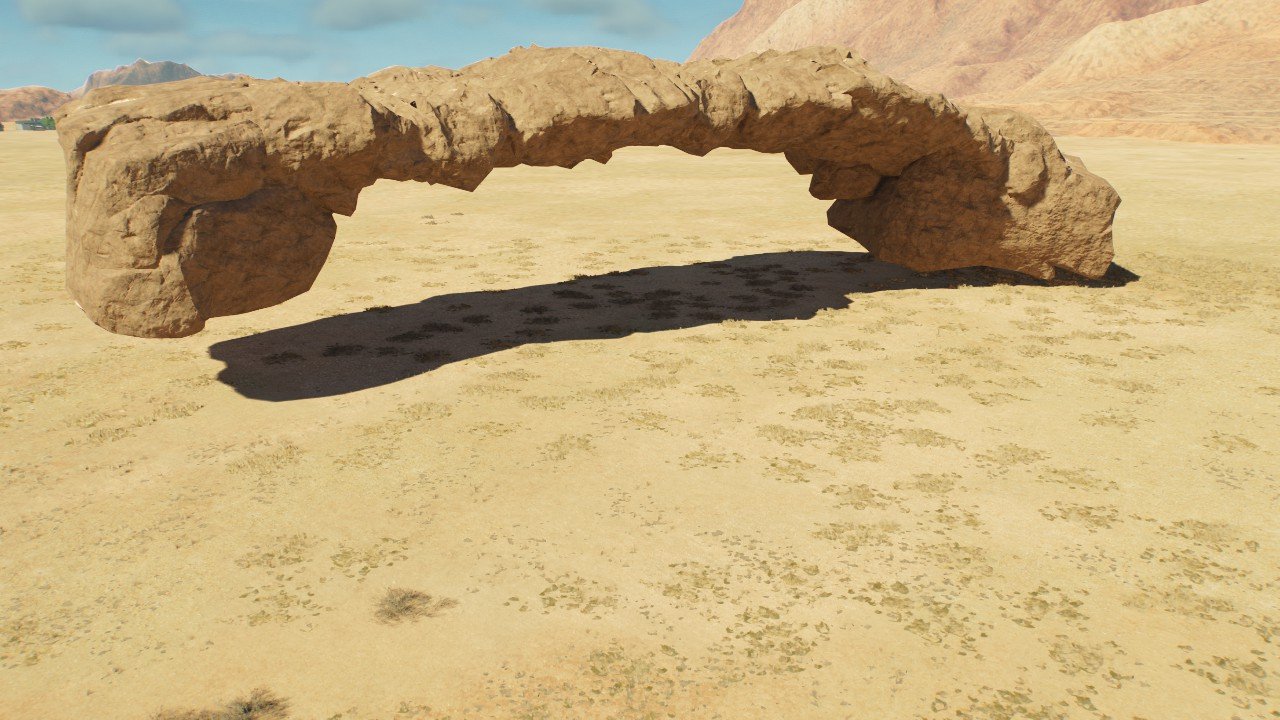 Shallow dynamic rock arch - Workshop - Jurassic World Evolution 3
