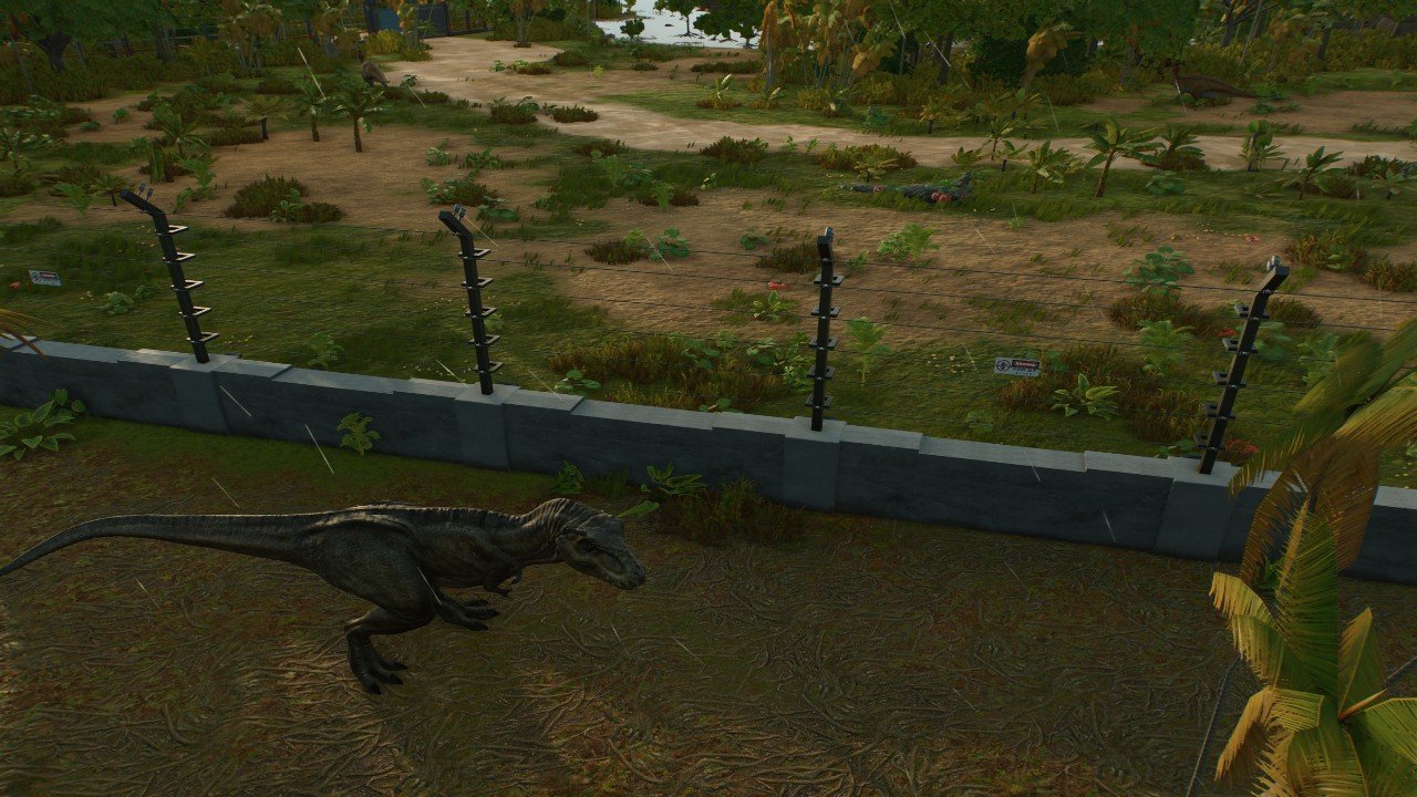 JWE1 Trailer T-Rex Fence - Workshop - Jurassic World Evolution 3
