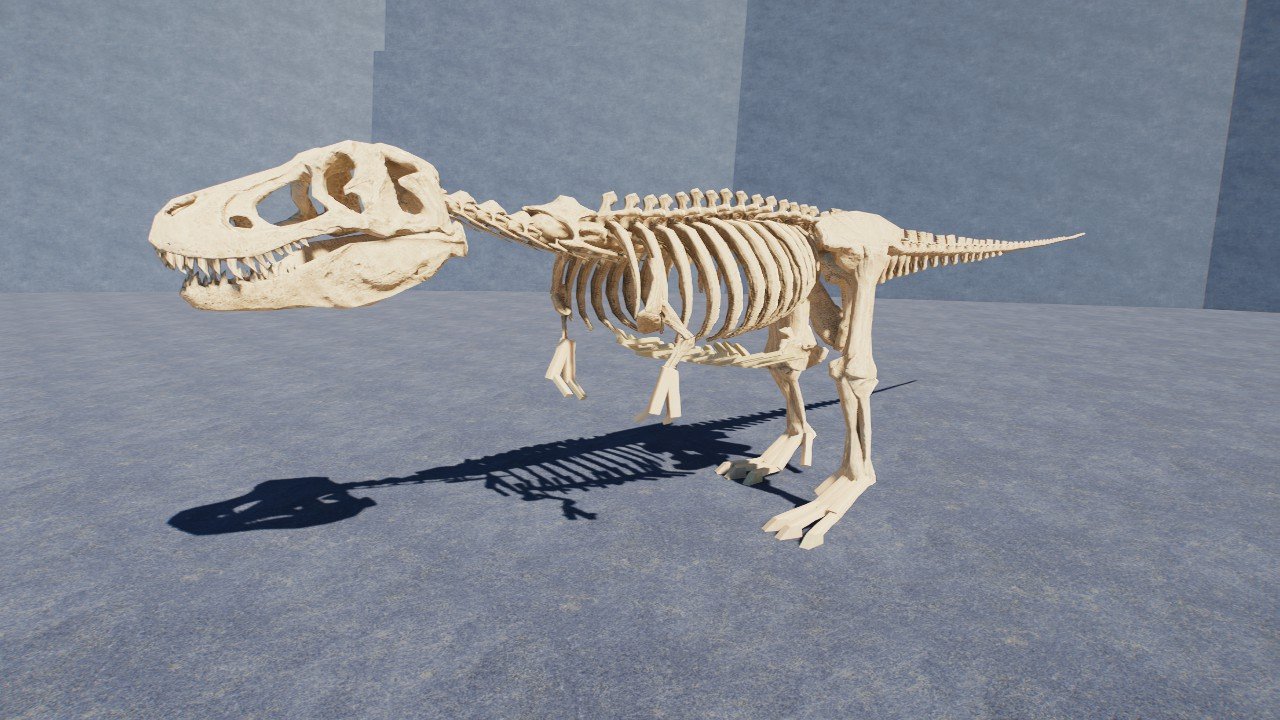 Accurate T.rex Skeleton - Workshop - Jurassic World Evolution 3