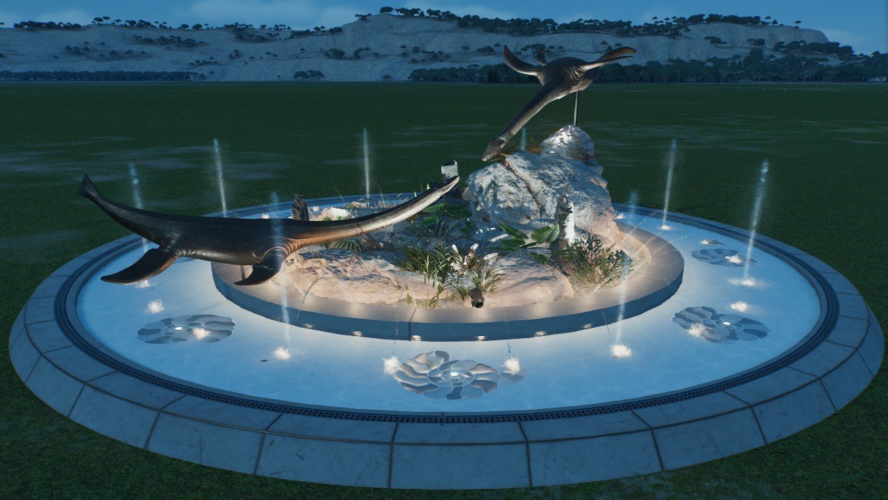 ATTENBOROSAURUS FOUNTAIN - Workshop - Jurassic World Evolution 3