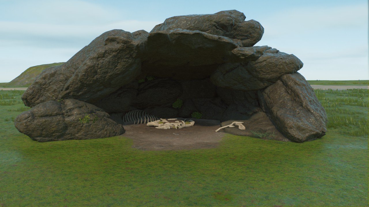 Large bone nest den - Workshop - Jurassic World Evolution 3