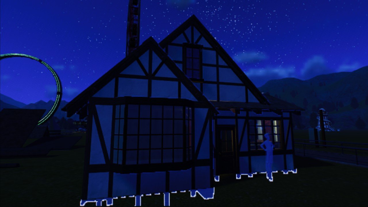 House facade - Planet Coaster 2 creation - Frontier Workshop