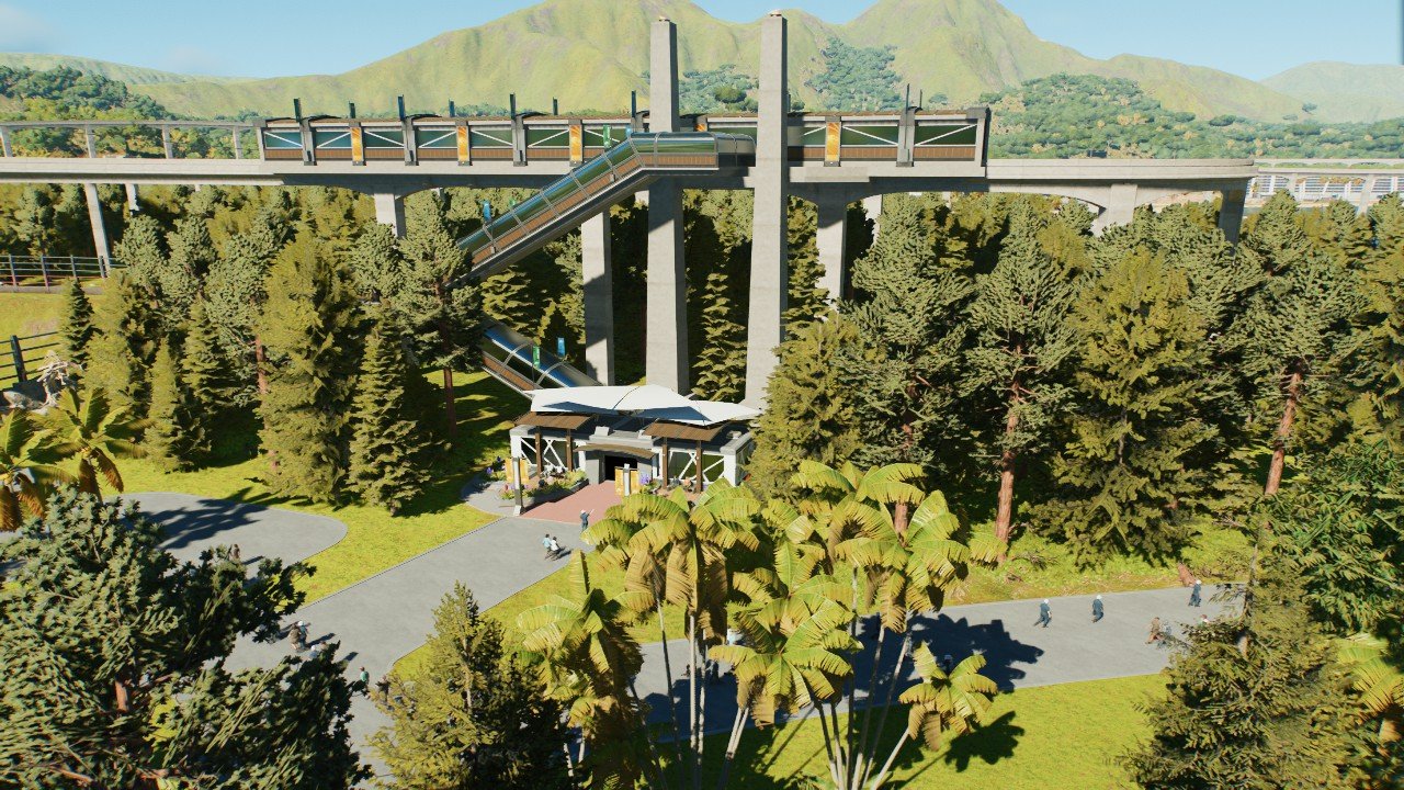 Jurassic World train station V1 - Workshop - Jurassic World Evolution 3
