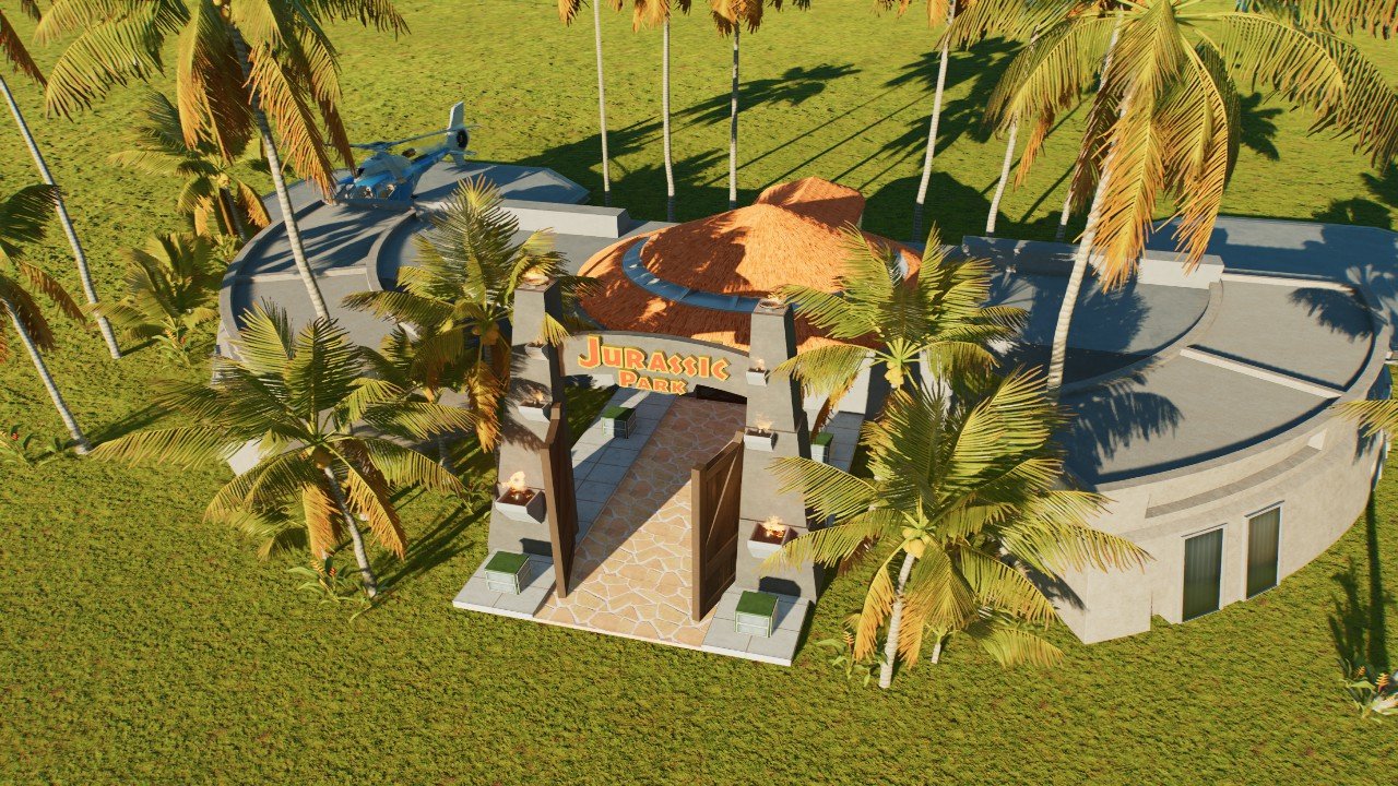 JPOG Park Entrance - Jurassic World Evolution 3 creation - Frontier ...
