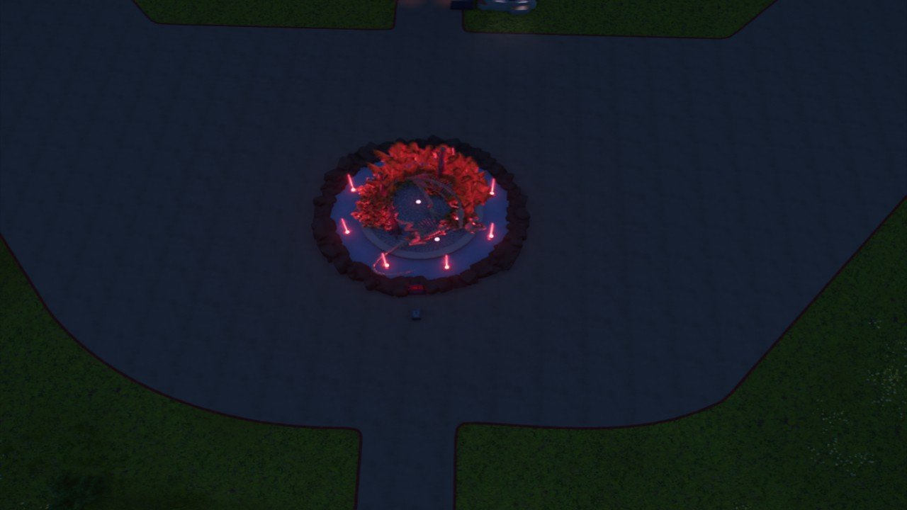 spino fighting trex fountain - Workshop - Jurassic World Evolution 3