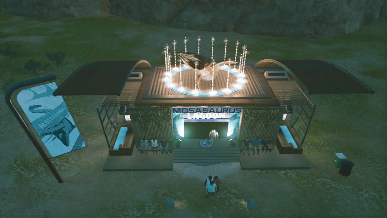 Mosasaurus Lagoon Entrance for Viewing Dome - Workshop - Jurassic World ...