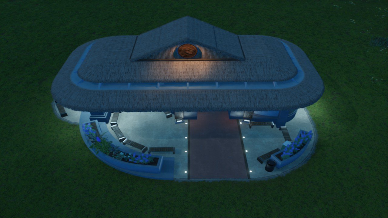 JP Building w/ Guest Seating - Workshop - Jurassic World Evolution 3