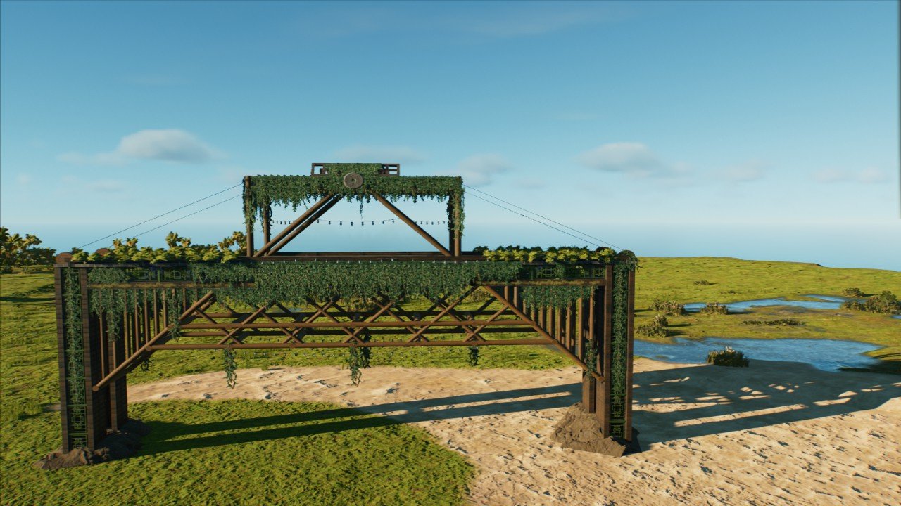 Over Grown bridge - Workshop - Jurassic World Evolution 3