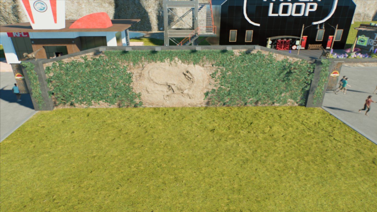 Raptor Fossil Wall - Workshop - Jurassic World Evolution 3