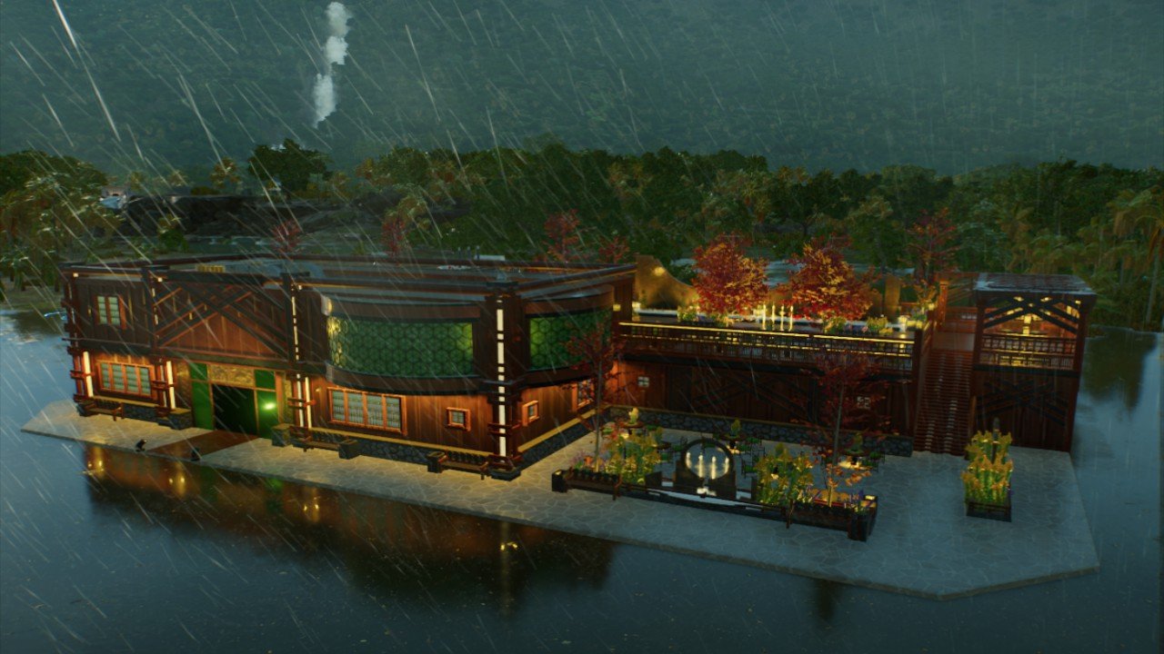 Modern Nordic Food/Bar Shell - Workshop - Jurassic World Evolution 3