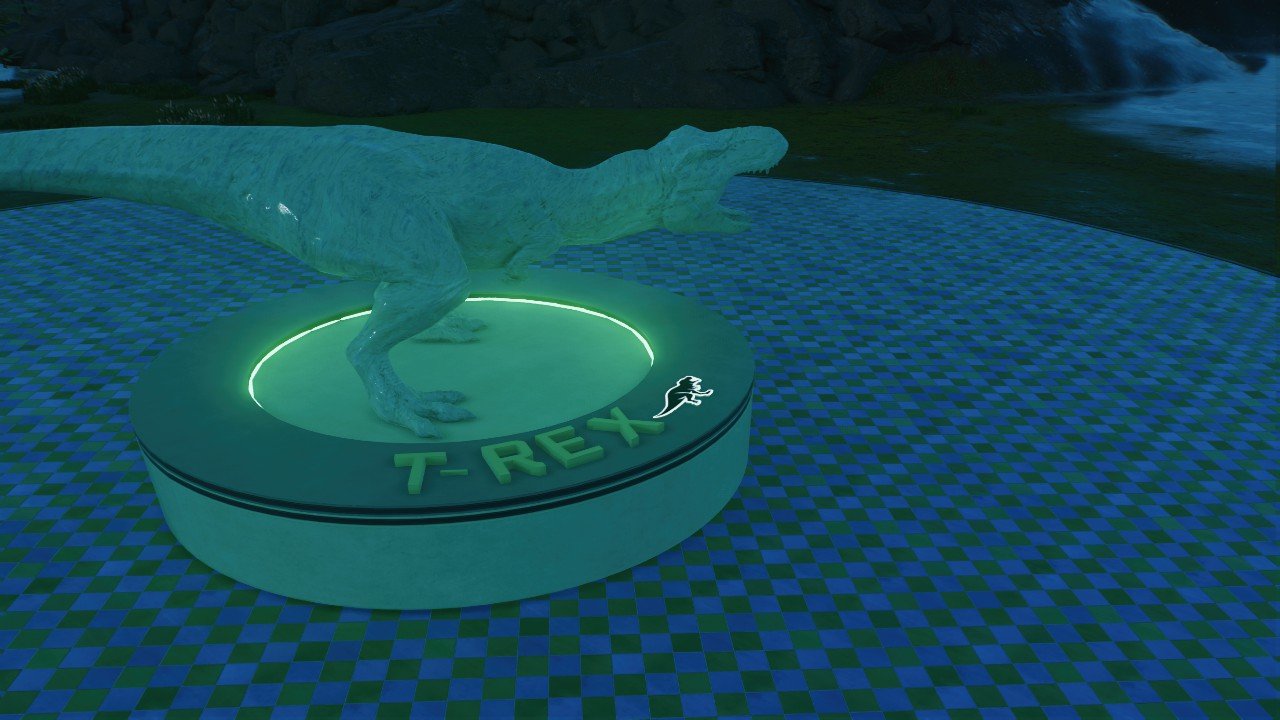 T-rex display - Workshop - Jurassic World Evolution 3