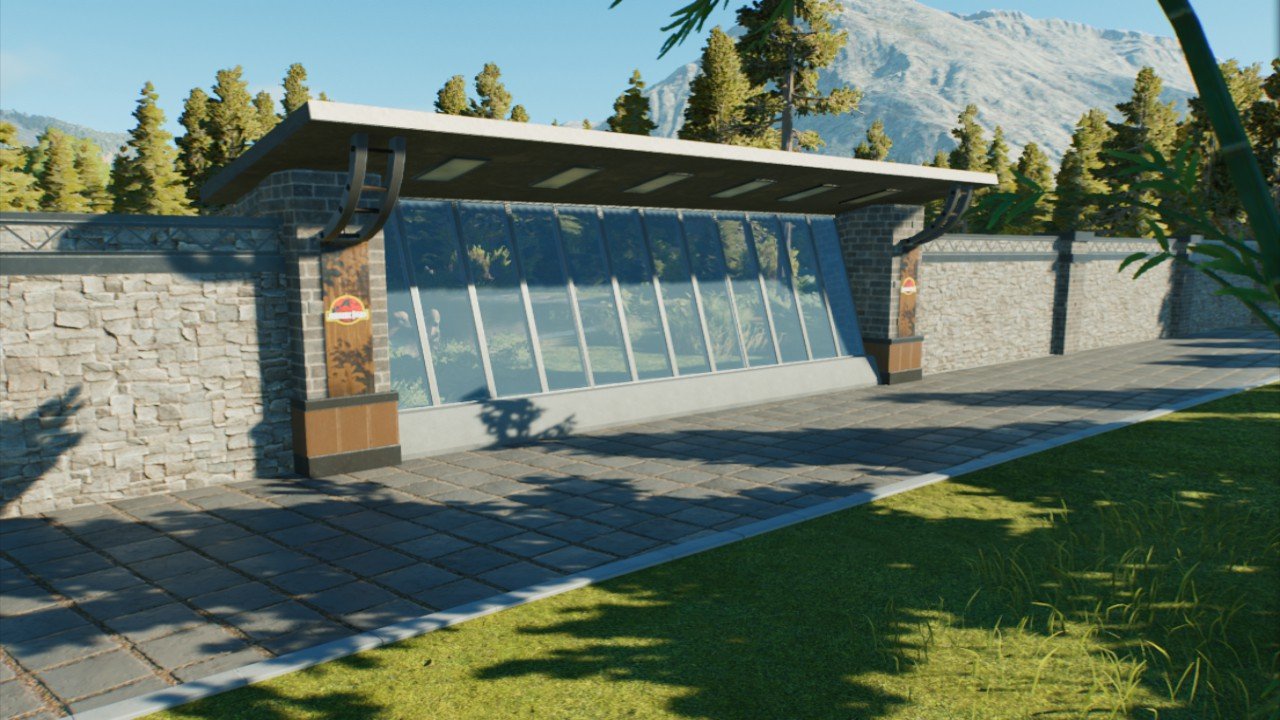Glass Viewing Wall - Workshop - Jurassic World Evolution 3