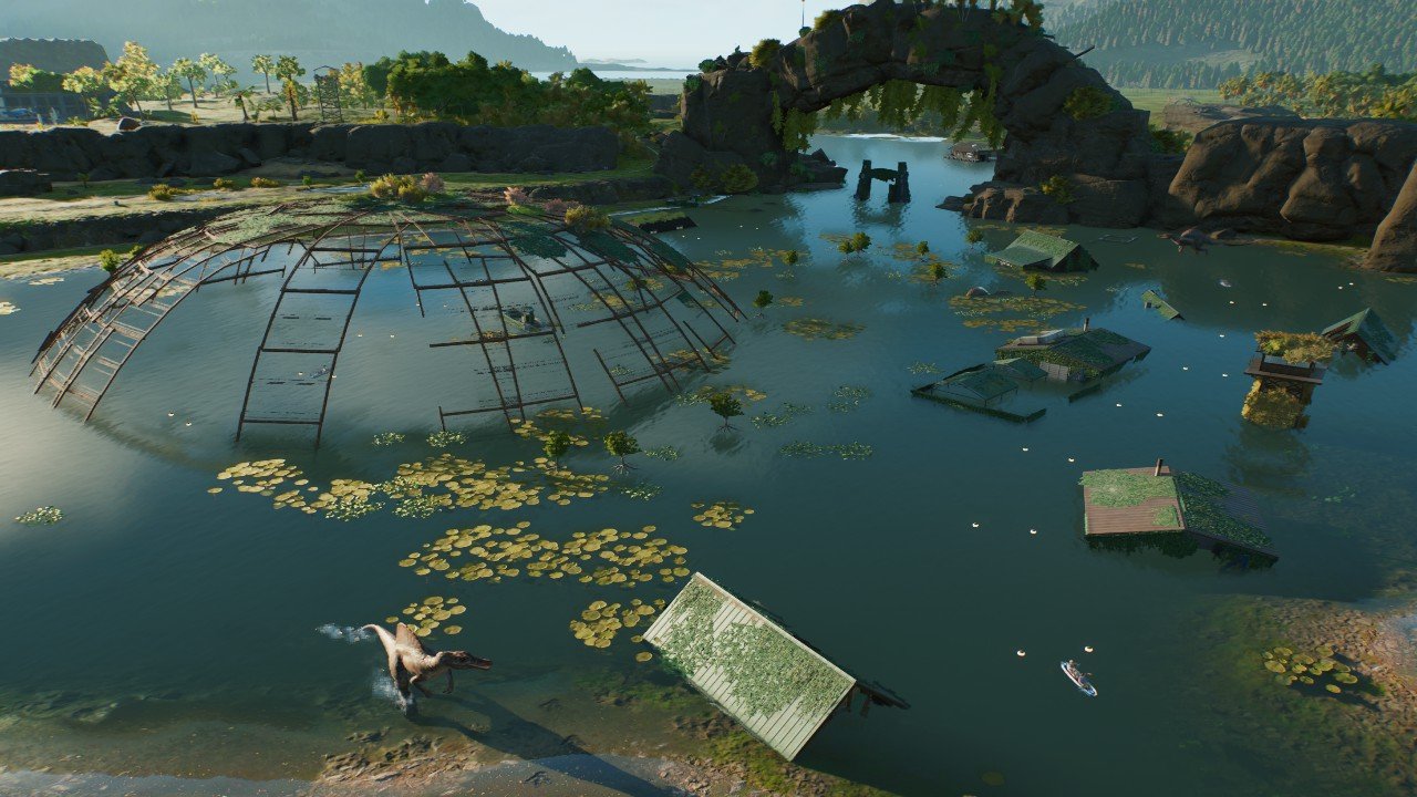 Derelict bird cage Aviary - Workshop - Jurassic World Evolution 3