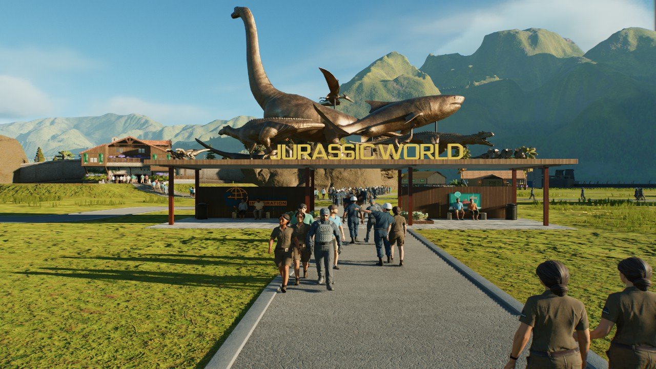 Indianapolis Zoo Inspired Park Entrance - Workshop - Jurassic World ...