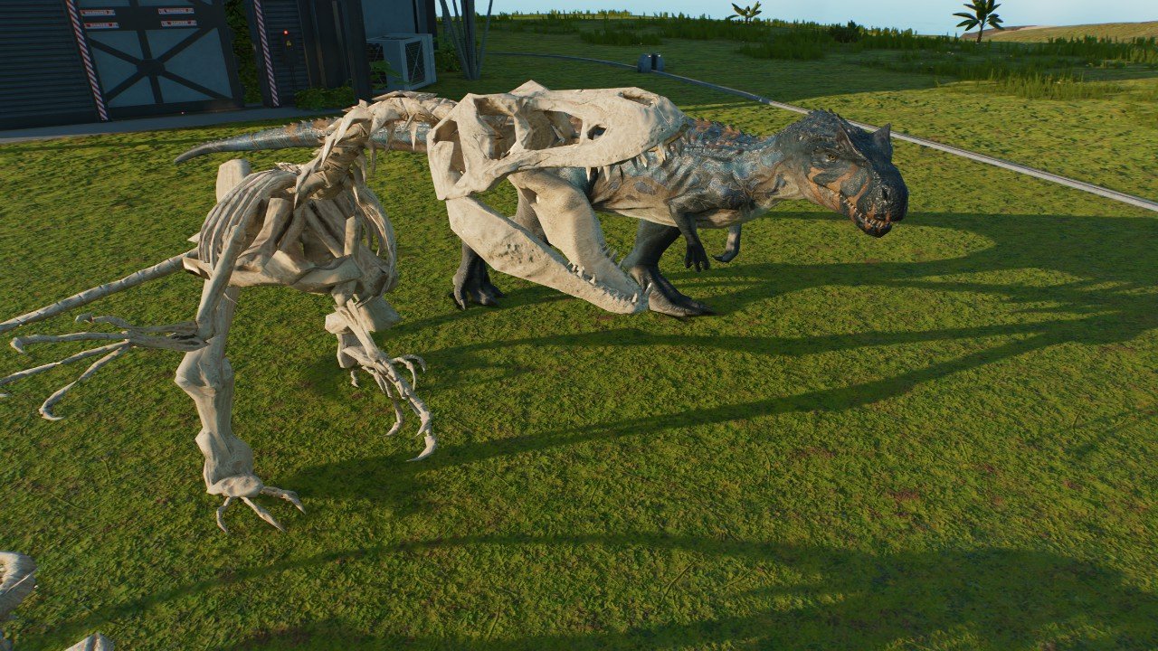 Adult allosaurus skeleton - Workshop - Jurassic World Evolution 3