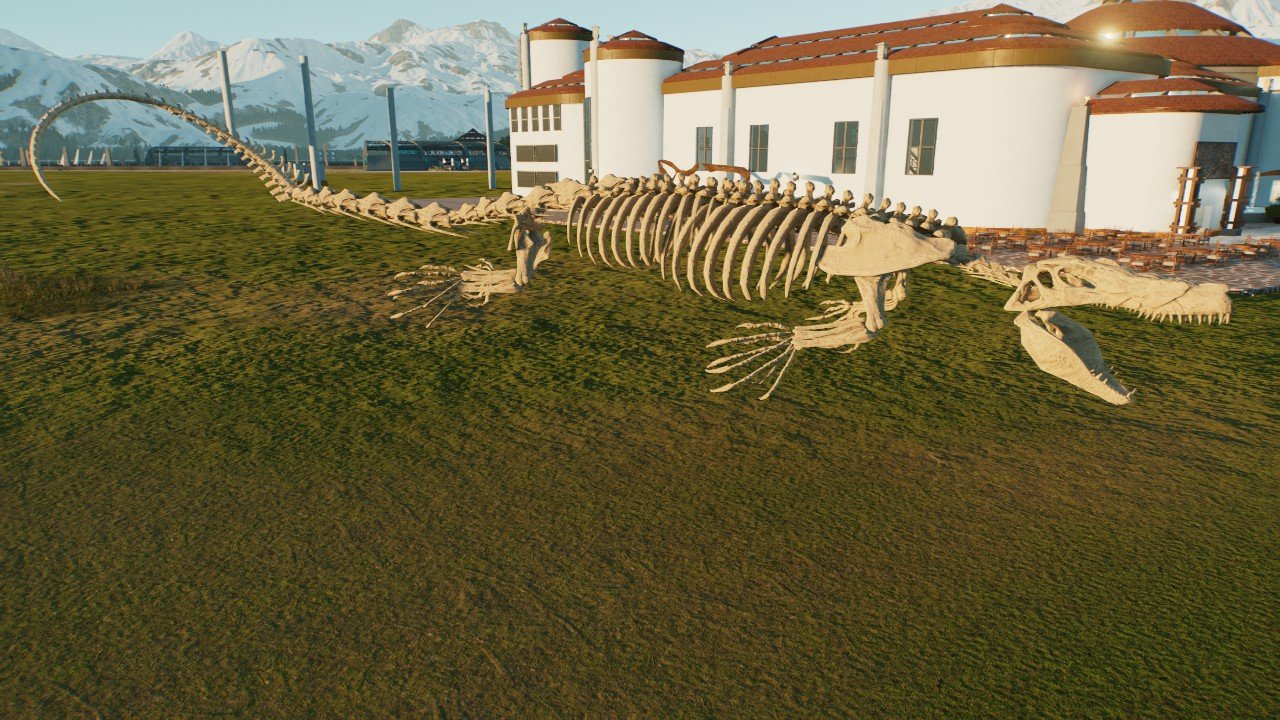 Mosasaurus skeleton - Workshop - Jurassic World Evolution 3