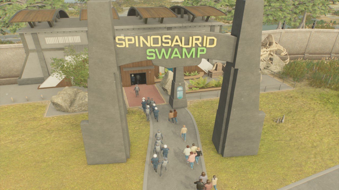 Spinosaurid Swamp Sign - Workshop - Jurassic World Evolution 3