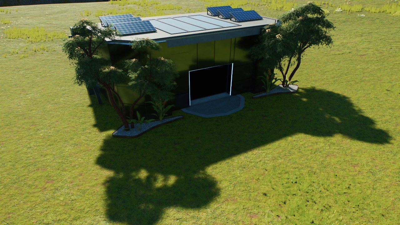 Modern Mirrored Remote Entrance - Workshop - Jurassic World Evolution 3