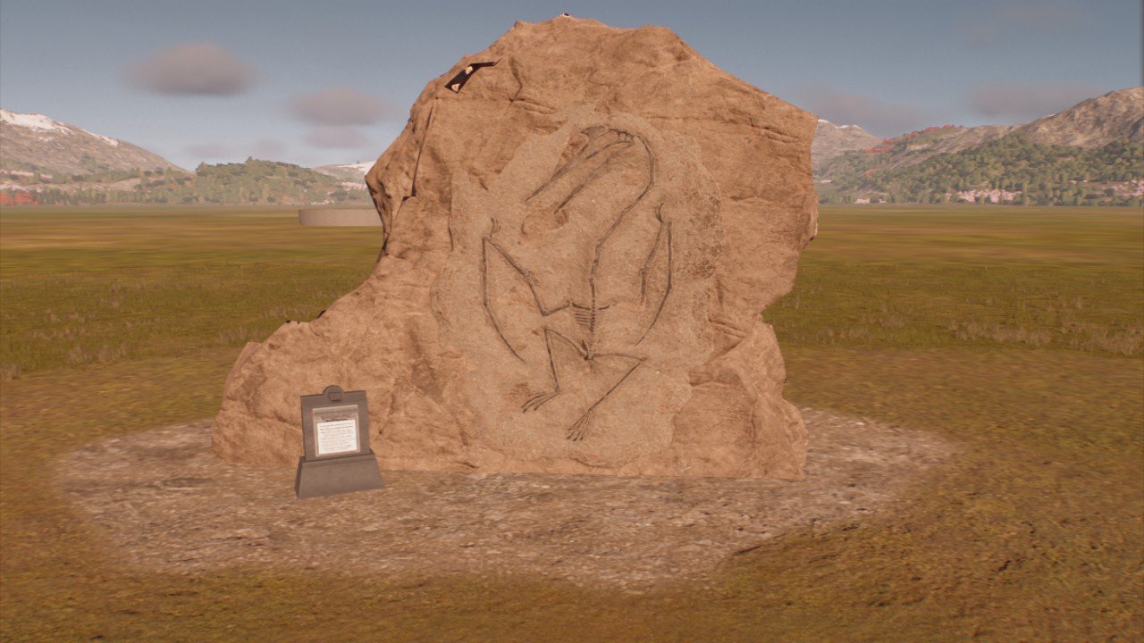 Quetzalcoatlus Fossil Display - Workshop - Jurassic World Evolution 3